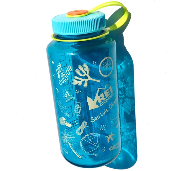 Nalgene | Dining | Nalgene Bottle 32 Oz With Cool Retro Colors And ...